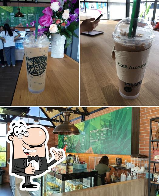 Café Amazon Glass House ปตท.สาริกา นครนายก, Ban Yai - Menú del ...