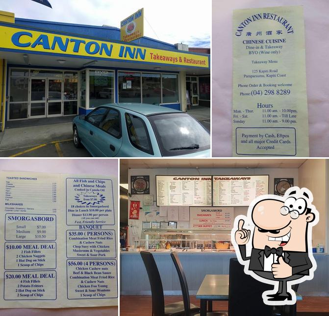 Canton Inn Takeaways & Restaurant, Paraparaumu - Restaurant menu ...