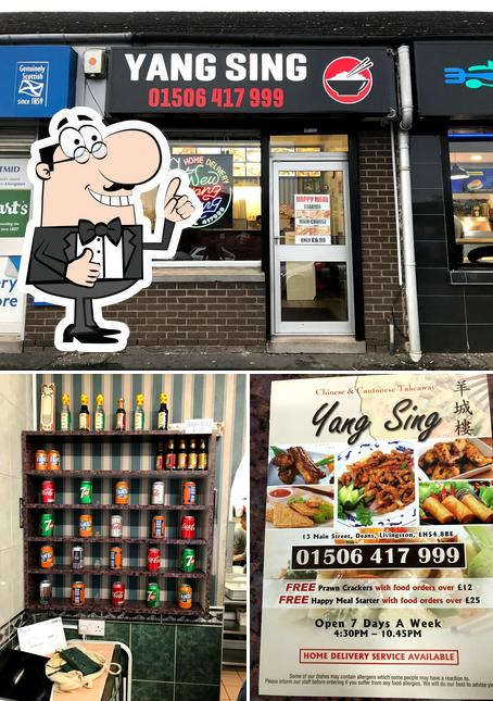 Yang Sing, Livingston - Restaurant menu, prices and reviews