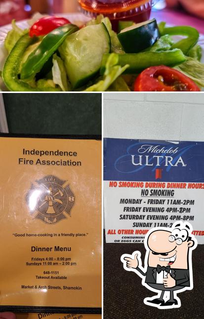 Independence Fire Association, Shamokin - Restaurant menu, prices and ...