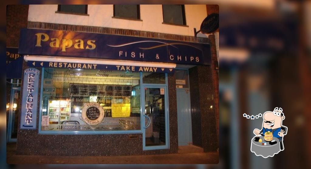 Papas Fish Restaurant & Takeaway in Folkestone - Restaurant menu and ...