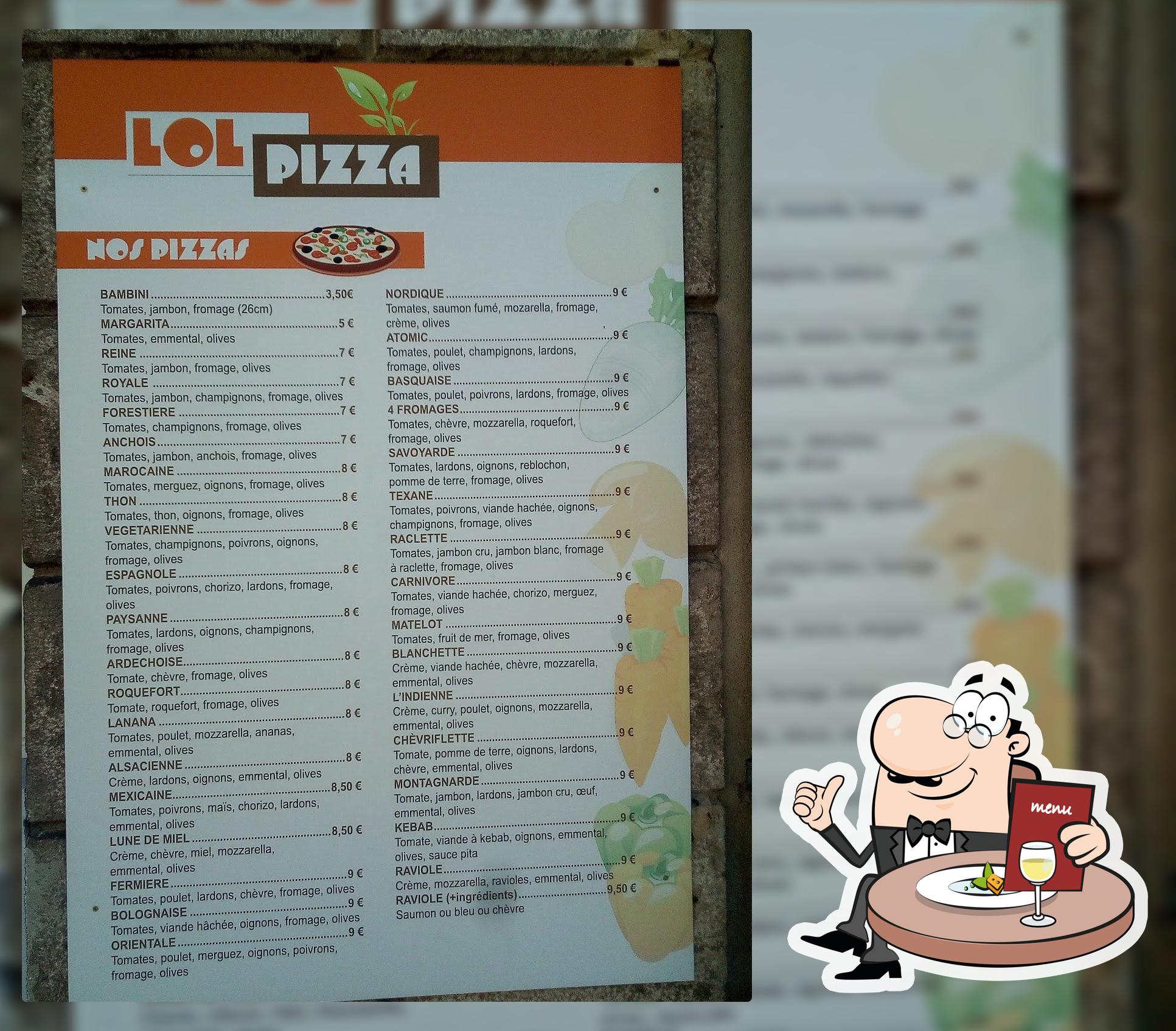 Lol Pizza pizzeria, Maclas, 119 Pl. de l'Église - Critiques de restaurant