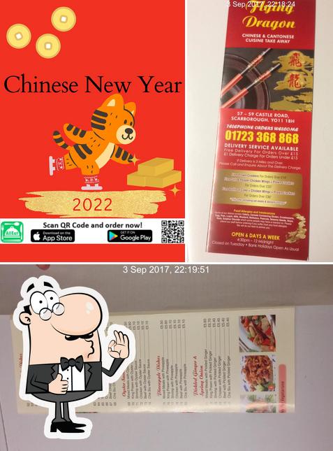 Flying Dragon Chinese Takeaway, Scarborough - Menú del restaurante ...
