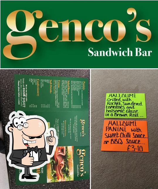 Gencos, Carlisle - Restaurant menu, prices and reviews