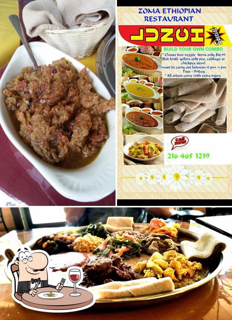 Zoma Ethiopian Restaurant in Cleveland Heights - Restaurant menu and ...