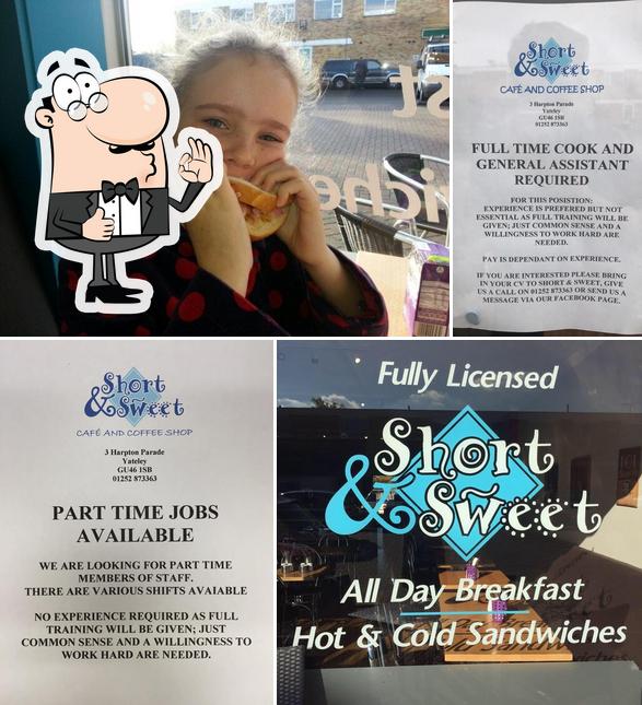 Short & Sweet Café & Coffee Shop, Yateley - Restaurant menu, prices and ...