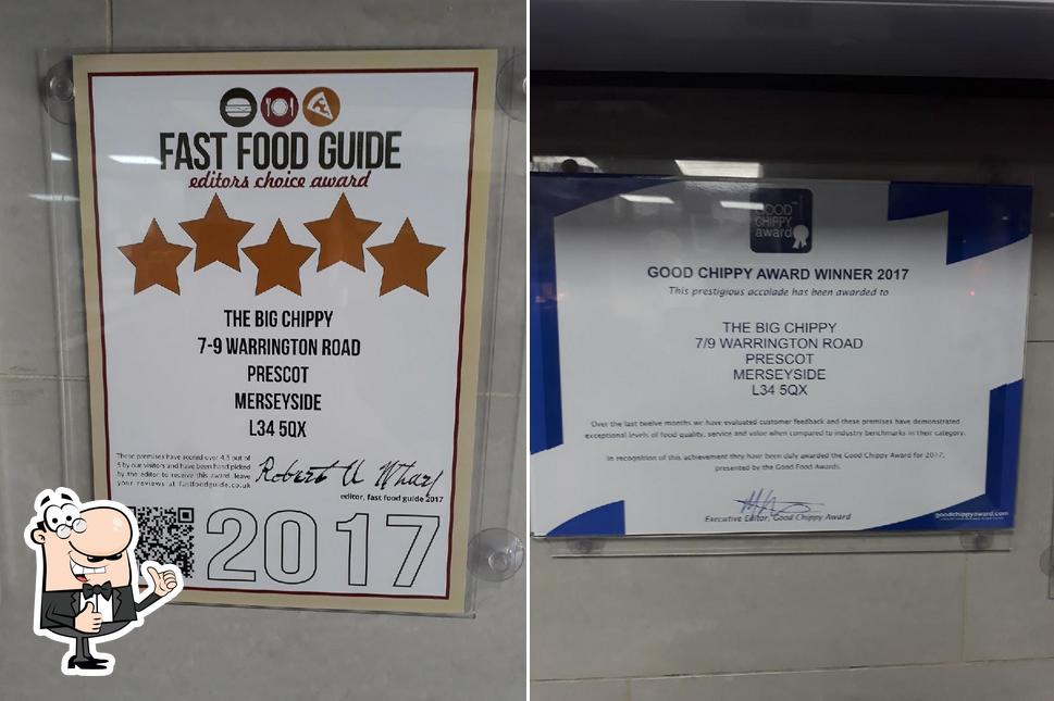 The Big Chippy, Prescot - Restaurant menu, prices and reviews