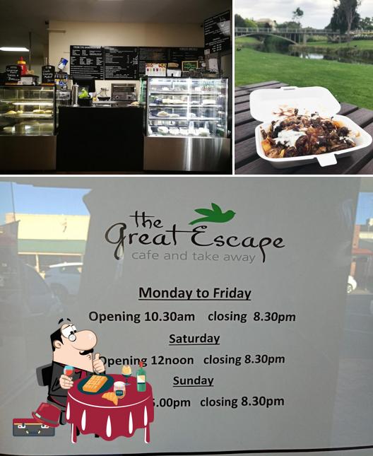 The Great Escape Cafe & Takeaway, Strathalbyn - Restaurant menu, prices ...