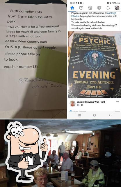 Victoria Sailors & Working Mens Club, Bridlington - Restaurant menu ...