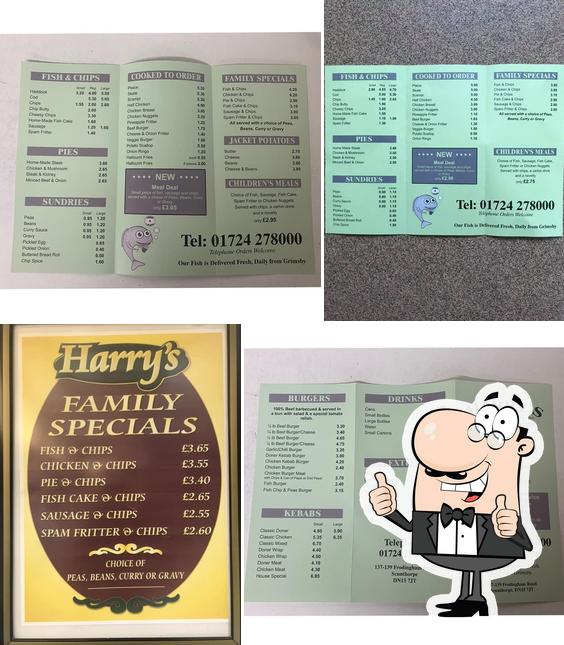 Harry's Fish & Chip Shop, Scunthorpe - Restaurant menu, prices and reviews