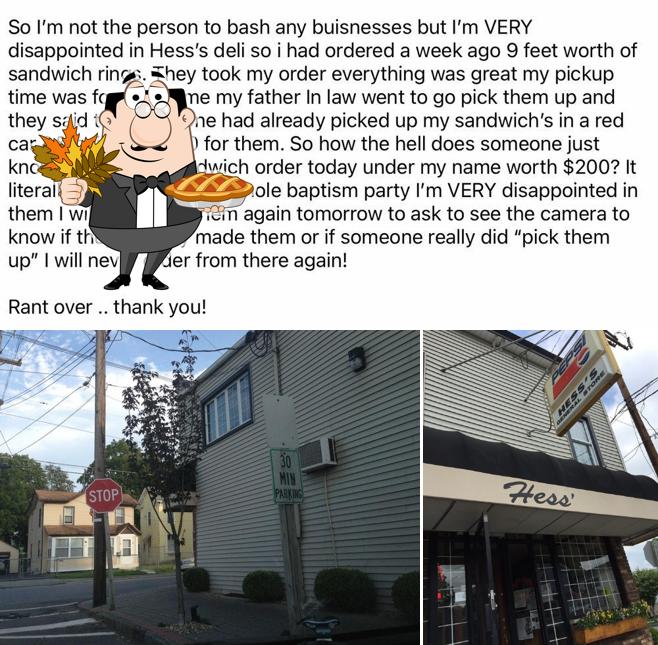 Hess', Port Jervis - Restaurant menu, prices and reviews