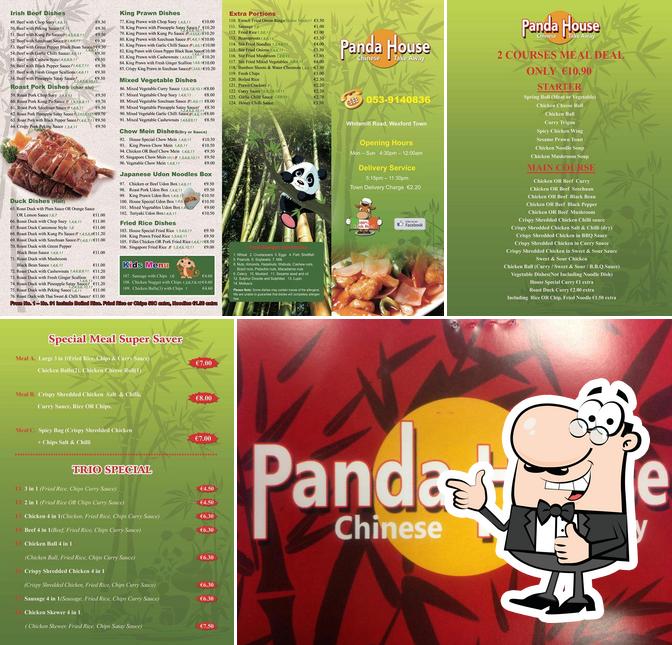 Panda House, Wexford - Restaurant menu, prices and reviews