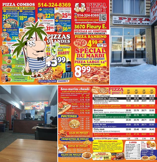 Pizza 2 pour 1, Montréal - Menu du restaurant, prix et avis