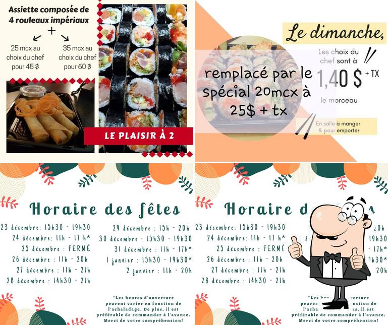 Sushi Nagano Pont-Rouge, Pont-Rouge - Menu du restaurant, prix et avis