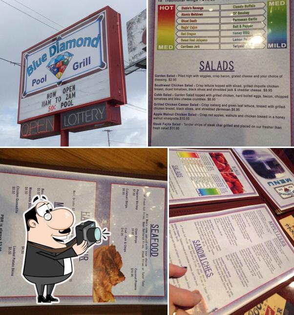 Blue Diamond Pool Grill, Salem - Restaurant menu, prices and reviews