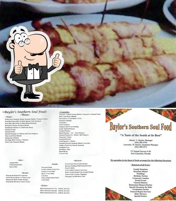 Baylor's Southern Soul Food, Port Charlotte - Restaurant menu, prices ...