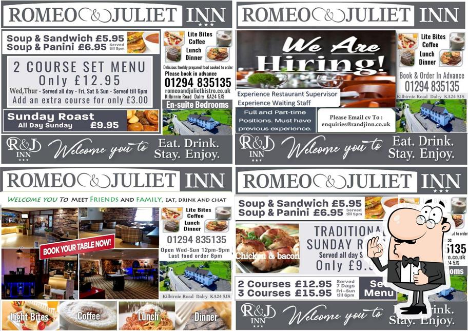 Romeo & Juliet Inn, Dalry - Restaurant menu, prices and reviews
