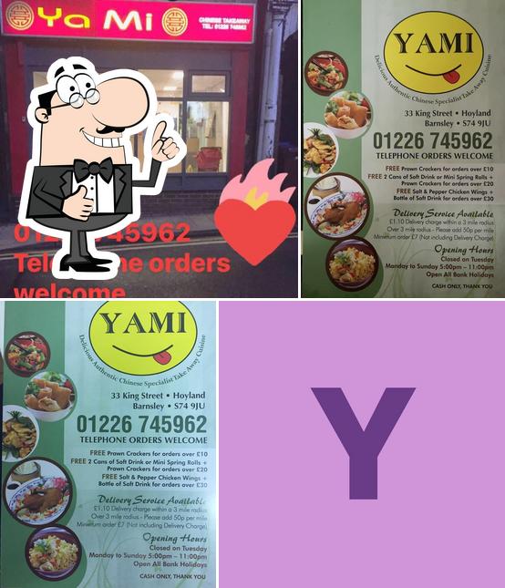 Yami Chinese Takeaway, Barnsley - Restaurant menu, prices and reviews