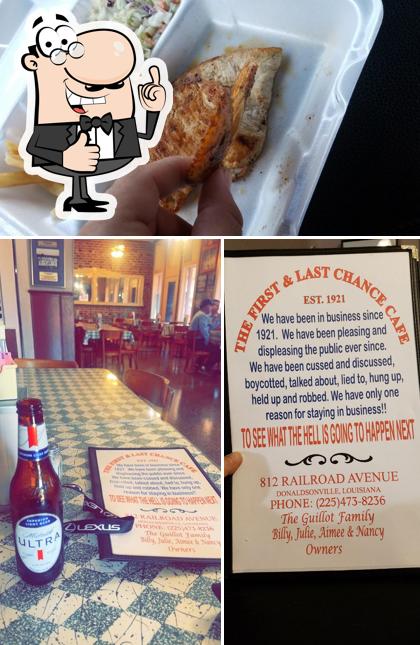 First & Last Chance Cafe, Donaldsonville - Restaurant menu, prices and ...