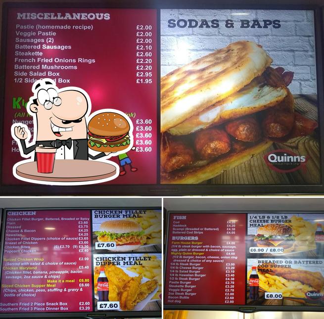 Quinn's, Crossgar - Restaurant menu, prices and reviews