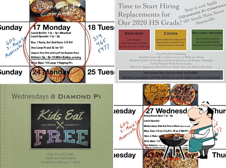Diamond Pi Company, Monticello - Restaurant menu, prices and reviews