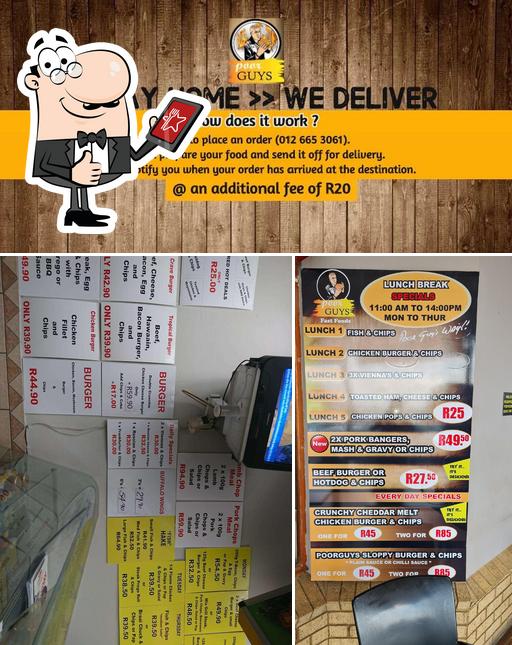 Poor Guys Fast Food, Pretoria - Restaurant menu, prices and reviews