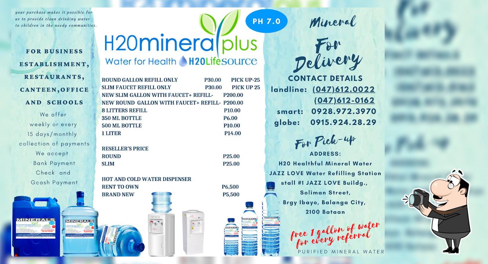H20 lifesource water refilling station restaurant, City of Balanga