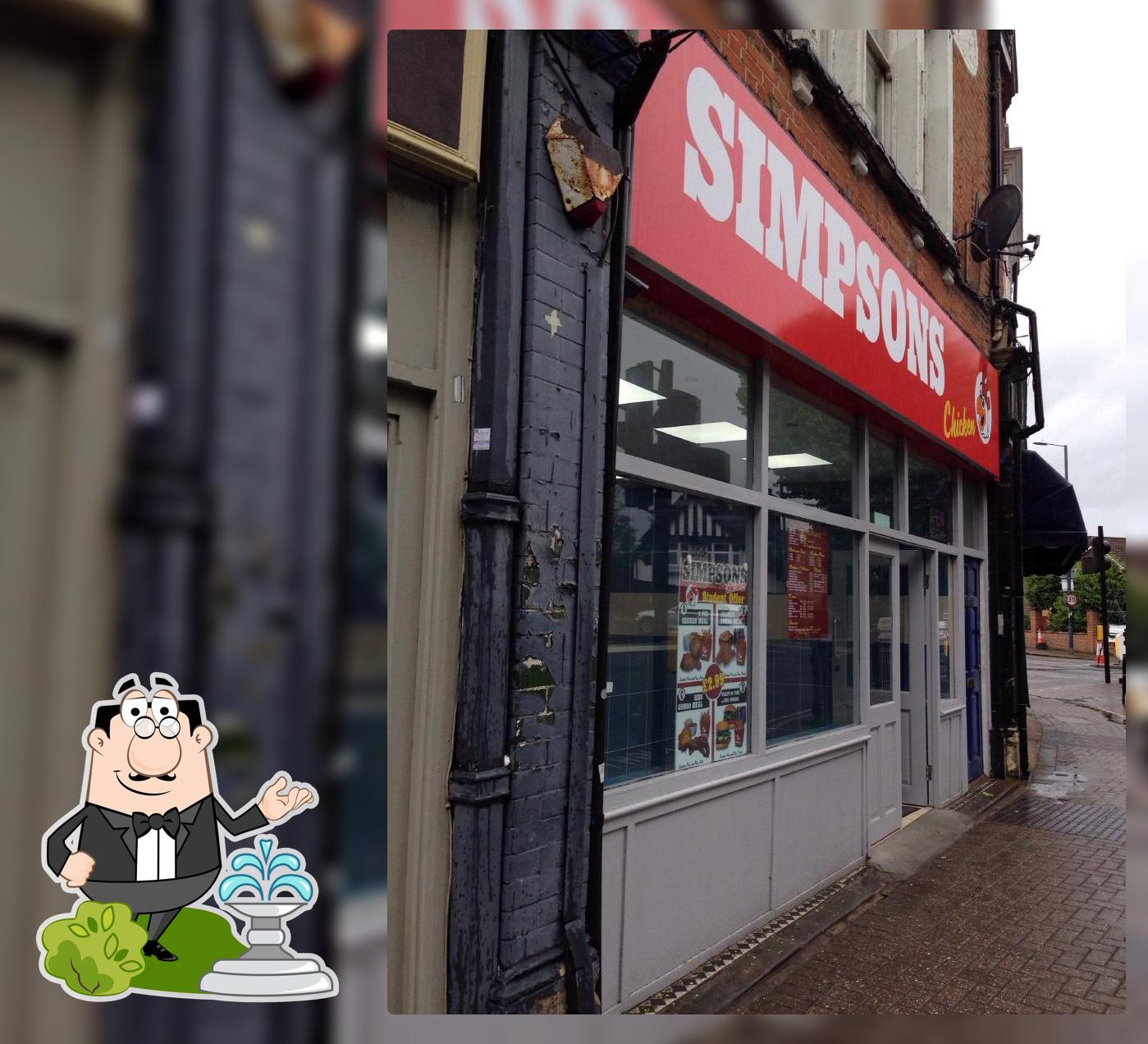 Simpson's Chicken in London - Restaurant menu