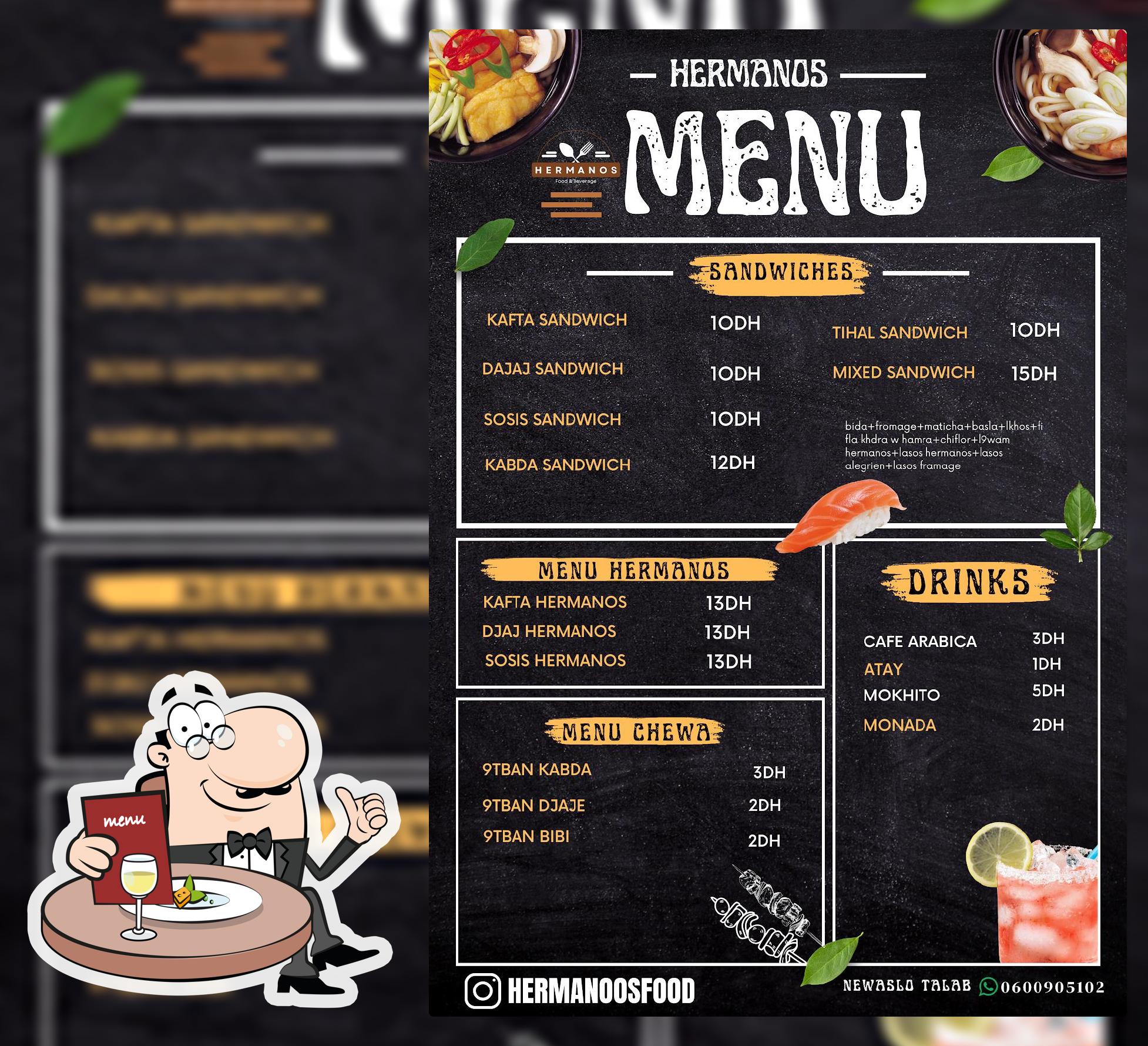 Hermanoos food restaurant, Marrakesch