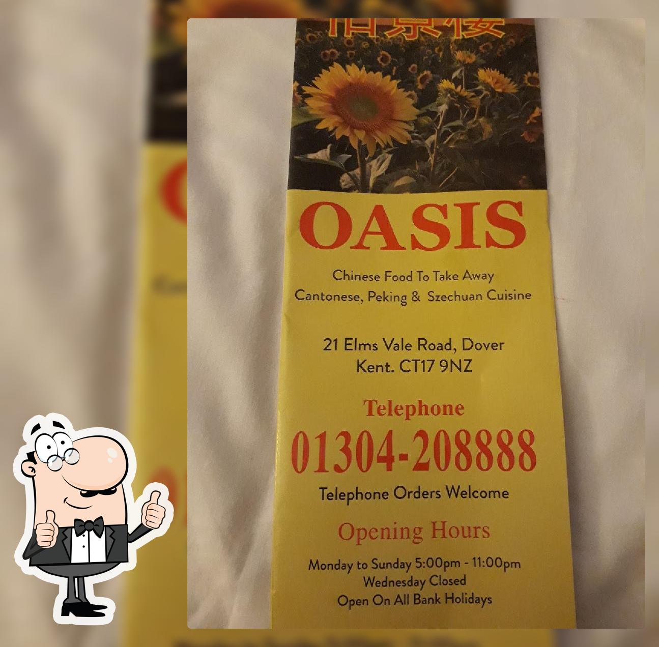 Oasis Chinese Takeway in Dover - Restaurant menu and reviews