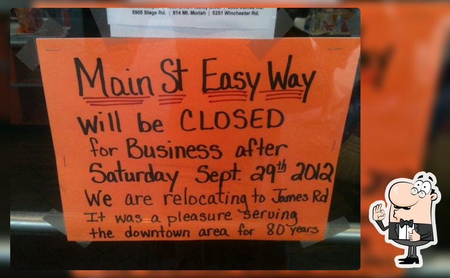 Easy Way in Memphis - Restaurant menu