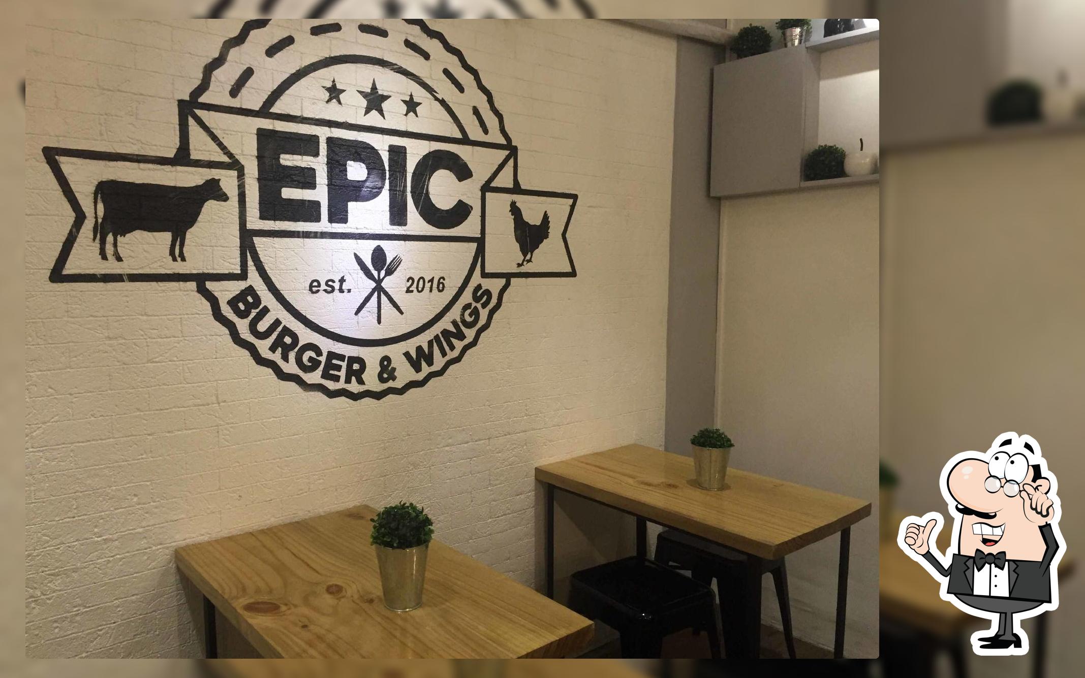 Epic Burger & Wings restaurant, Quezon City - Restaurant menu
