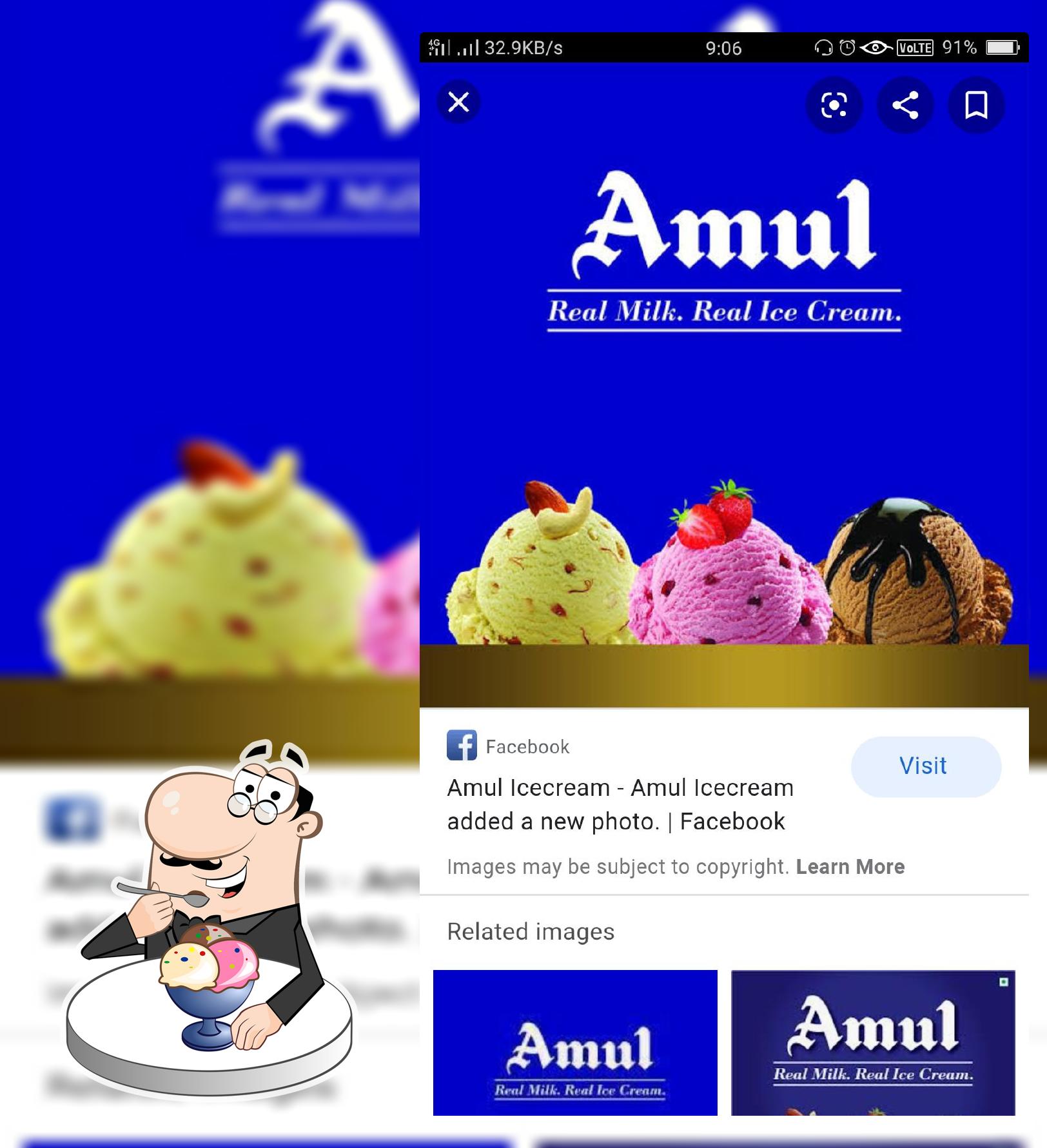 AMUL ICE CREAM PARLOUR, India, P6F8+8WV