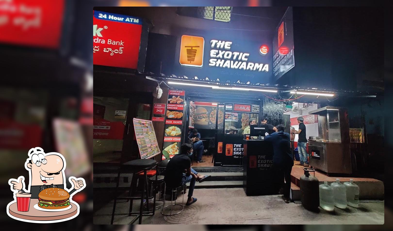THE EXOTIC SHAWARMA, Hyderabad, Shop No. 1-2-288/31/3 Indirapark Cross ...