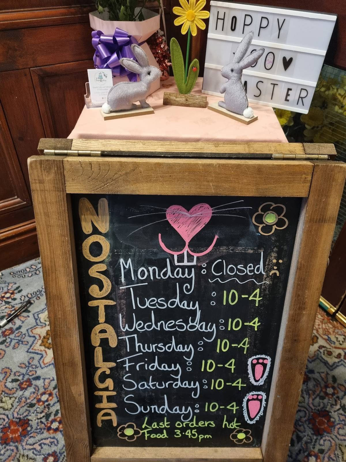 Menu at Nostalgia Tea Rooms cafe, Southport