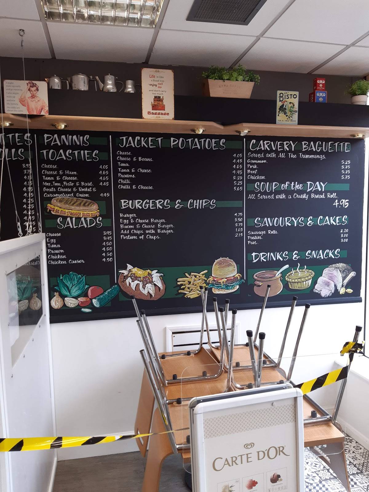 Menu at Nathan's Nibbles cafe, Reading, 4 Prospect St