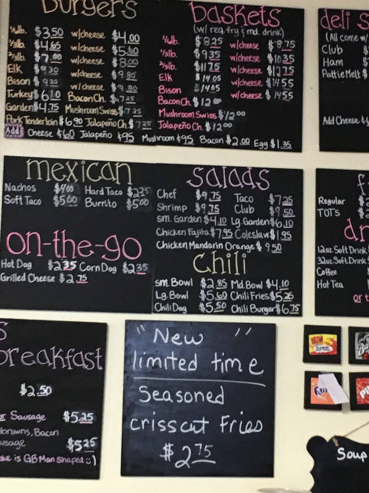 Menu at The Gingerbread House restaurant, Mehama