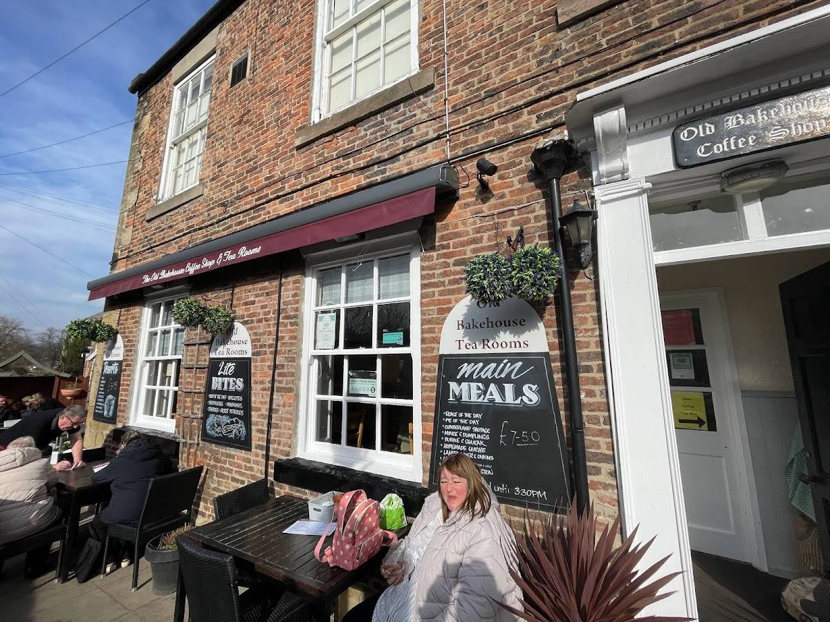 Menu at The Old Bakehouse cafe, Morpeth