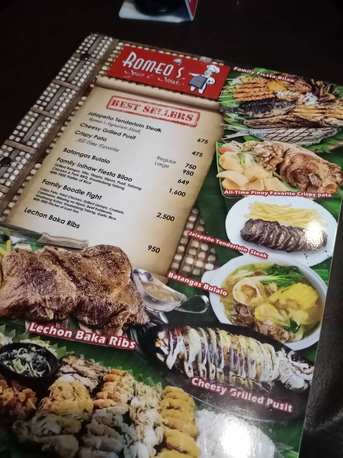 Menu at Romeo's Restaurant Robinsons Antipolo, Antipolo, L1 Al Fresco
