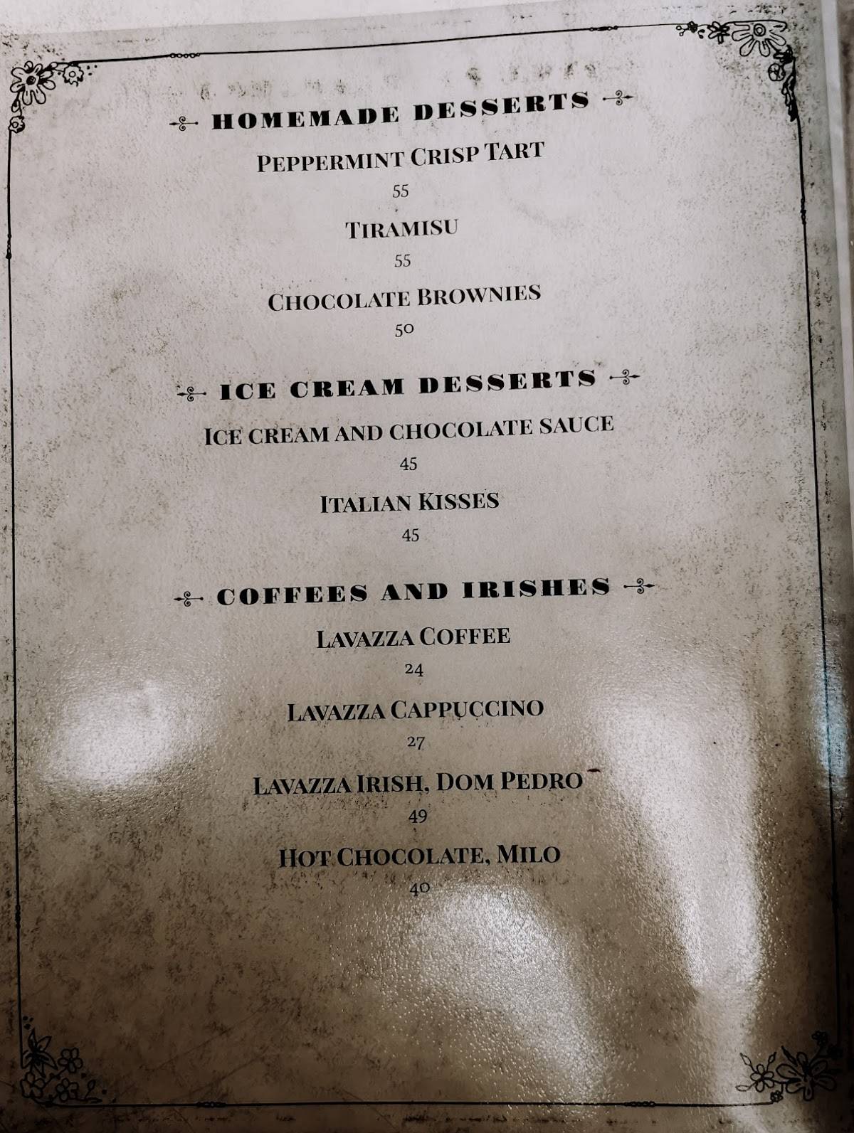 Menu at Satori Family Restaurant, Randburg, 61a 4th Ave