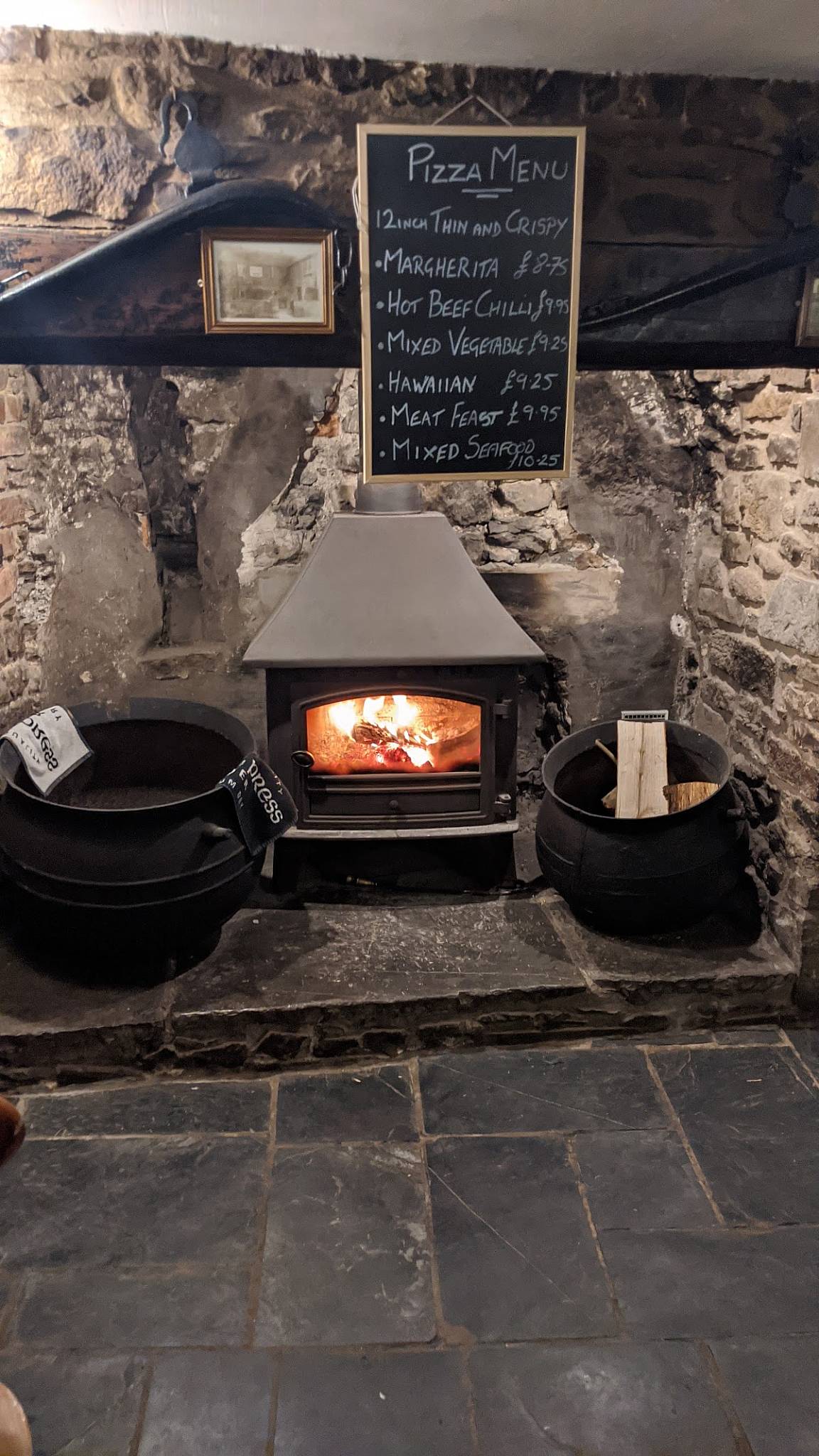 Menu at The Queen Victoria Inn pub & bar, Priddy