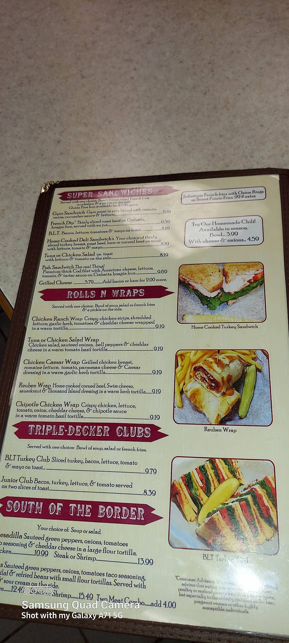 Menu at Friendship House Family Restaurant, Eagle River