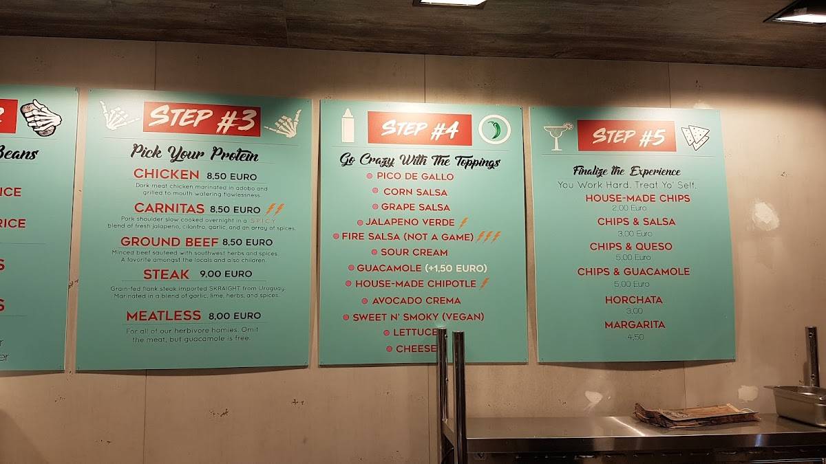 Speisekarte von Benji's Burrito Bistro restaurant, Kaiserslautern, Im ...