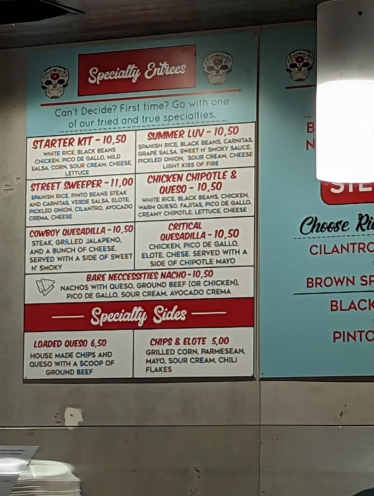 Speisekarte von Benji's Burrito Bistro restaurant, Kaiserslautern, Im ...