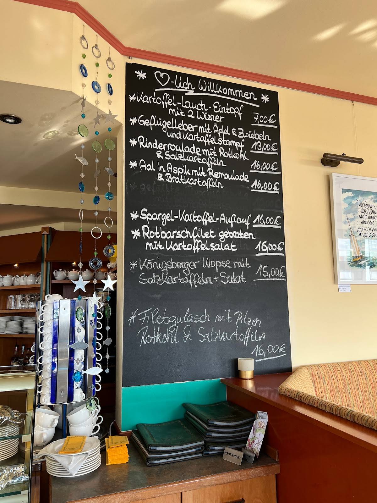 Speisekarte von Strandrestaurant Swantewit, Wustrow