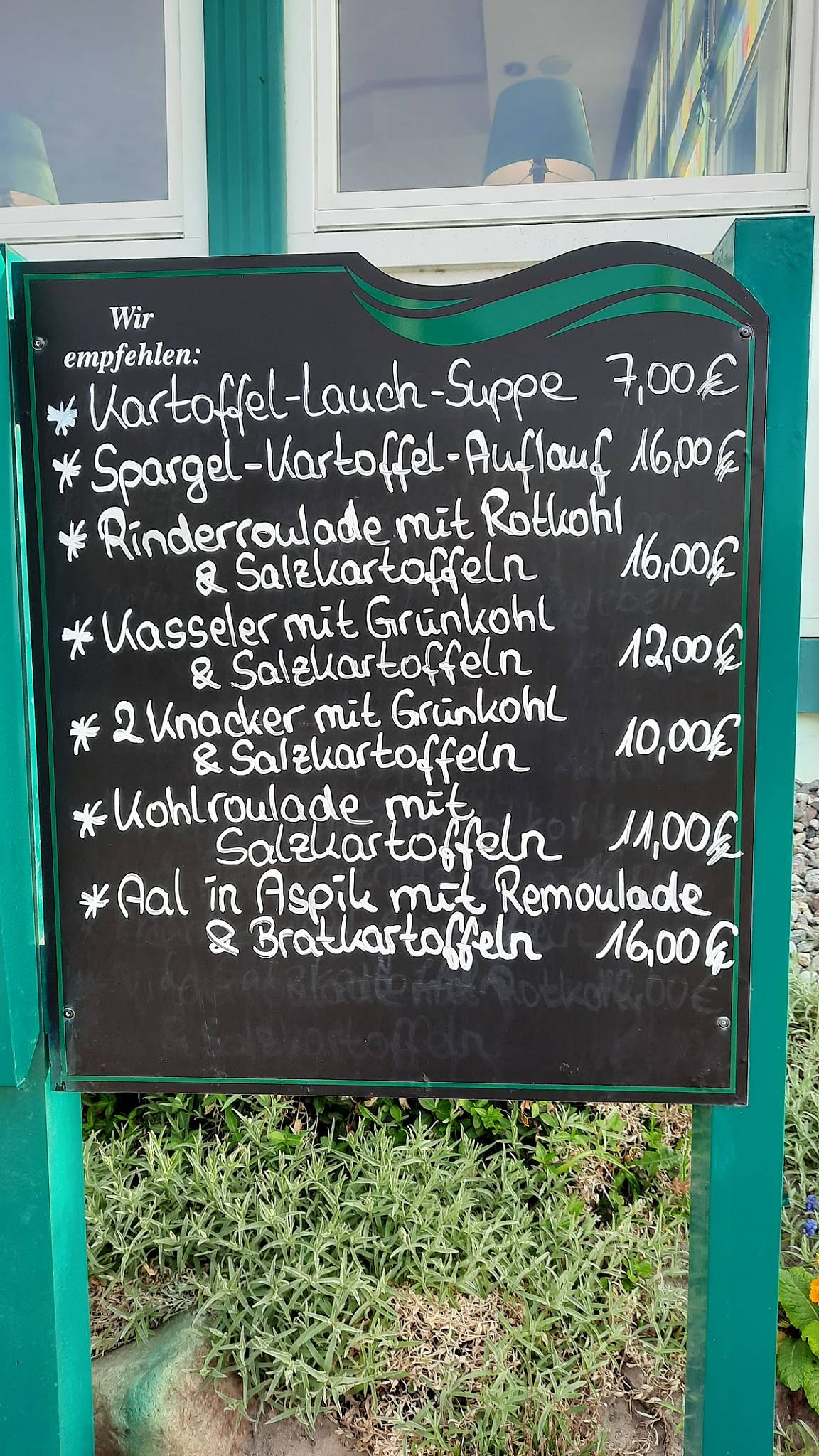 Speisekarte von Strandrestaurant Swantewit, Wustrow