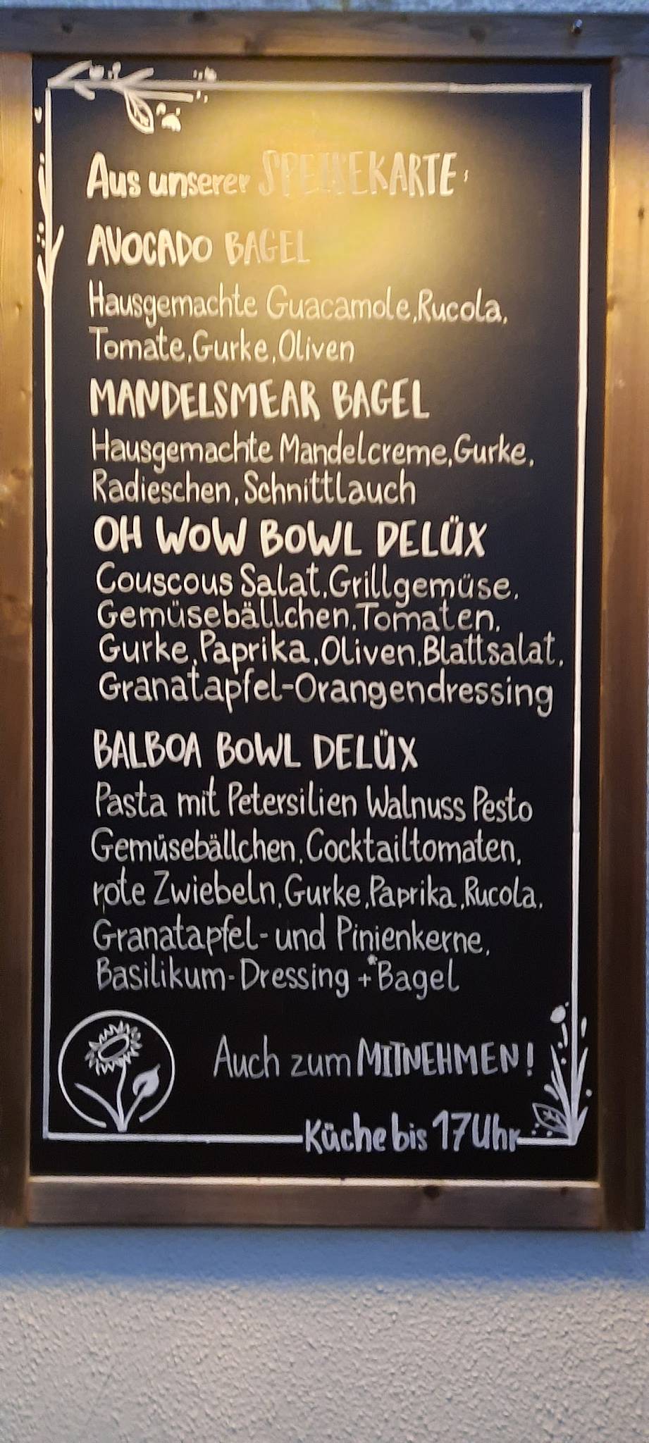 Speisekarte von DAS KAFF – bagel Bar & coffee salon, Mülheim an der Ruhr