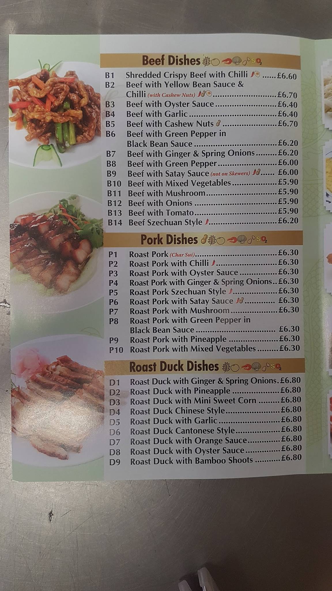 Menu at Loon Tin fast food, Reading