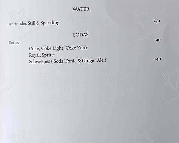 Menu at Samira by Chele Gonzalez restaurant, Tagaytay