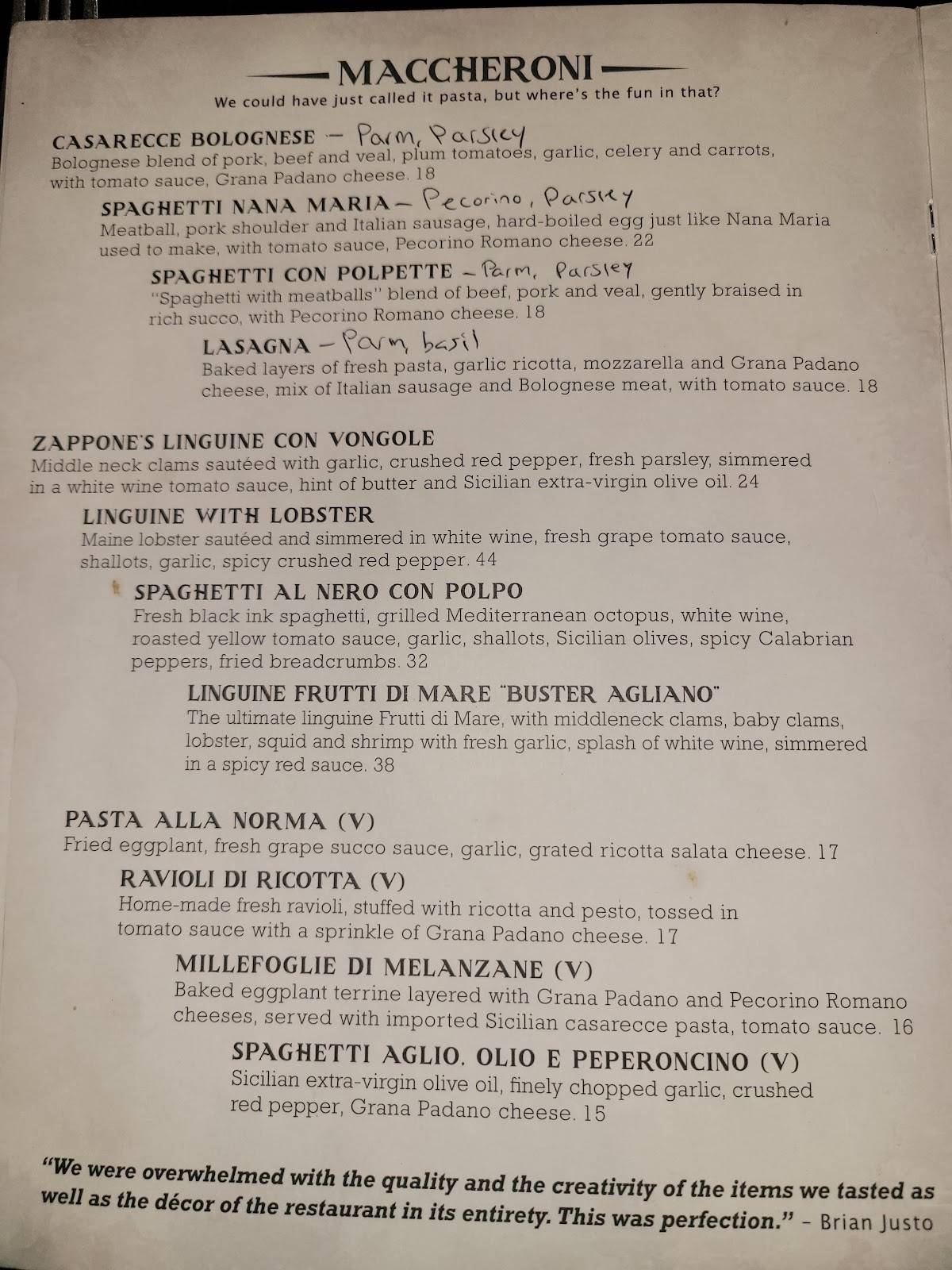 Menu at Casa Santo Stefano pub & bar, Tampa